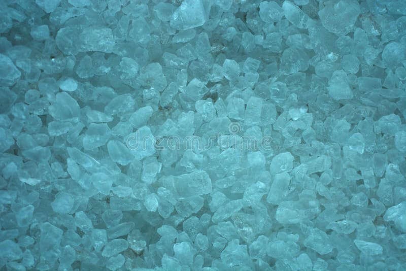 Sea Salt of a Greenish Shade Close Up. Background Image Stock Photo ...