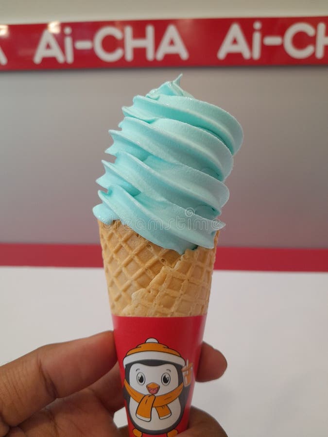 Sea salt ice cream editorial photo. Image of desert - 283504576