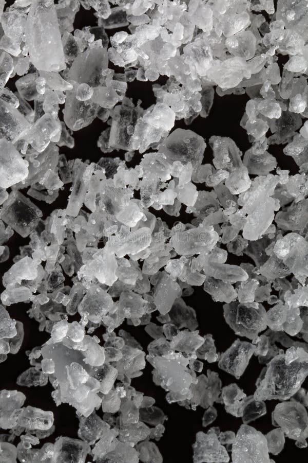 Sea Salt - Macro Photography, Magnified Stock Image - Image of ...