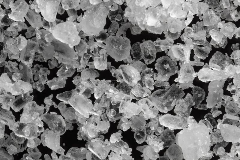 Sea Salt - Macro Photography, Magnified Stock Photo - Image of salted ...