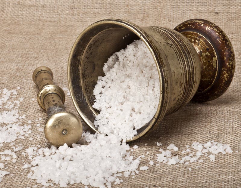 Sea Salt stock photo. Image of cook, heap, clean, bagging - 36337856