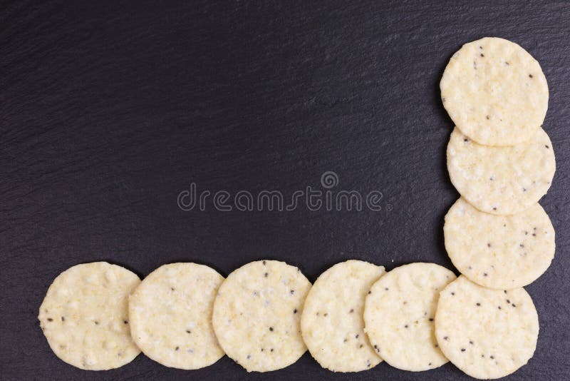 Sea salt rice cracker stock photo. Image of rice, seeds - 113992782