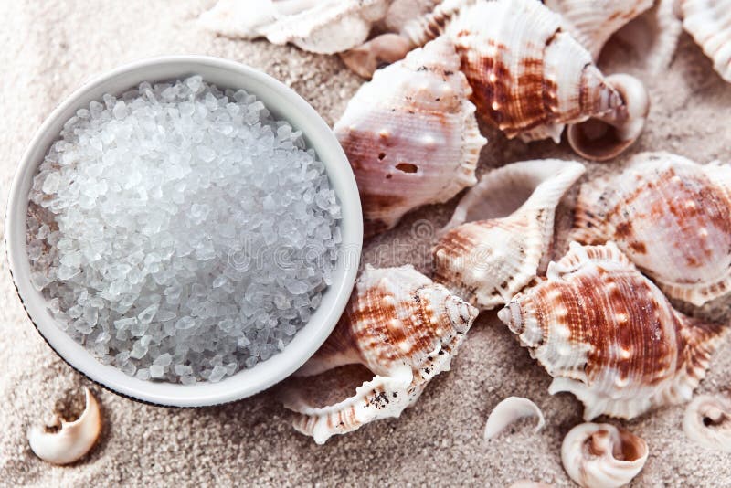 Sea salt stock photo. Image of horizontal, brown, beautiful - 41325198