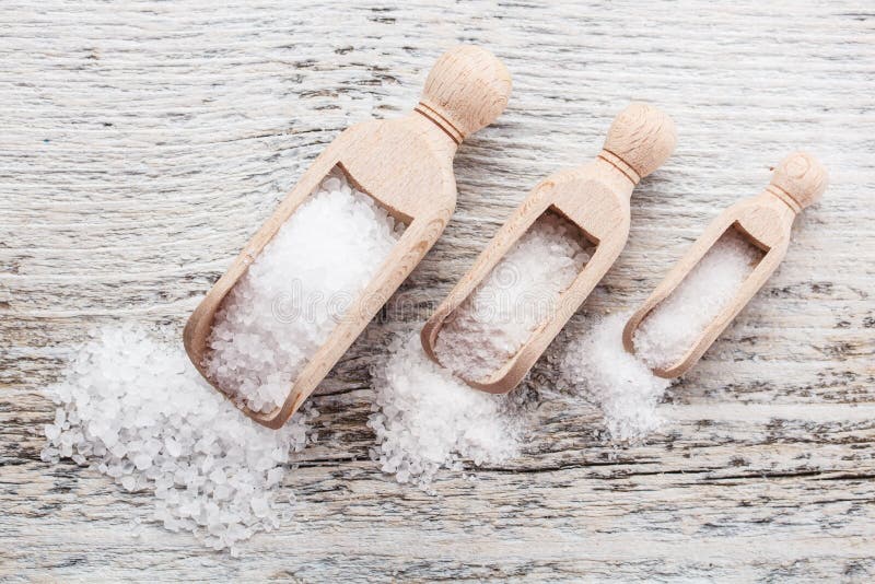 Sea salt stock image. Image of pile, scoop, crystals - 34106627
