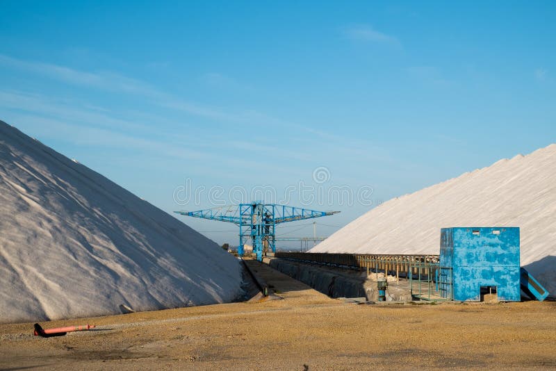 Sea salt works stock photo. Image of marsh, horizontal - 148014860