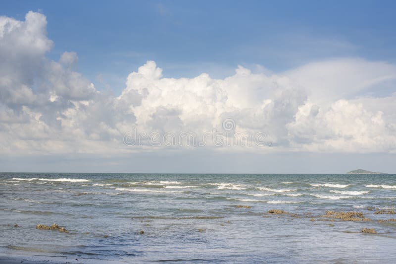 Sea,Sam Roi Yod Beach stock image. Image of blue, clear - 90706817
