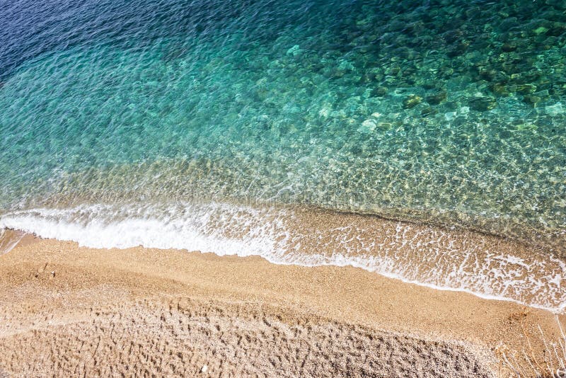 Sea Sand Beach, Surf Fresh Ocean Water Stock Image - Image of fresh ...