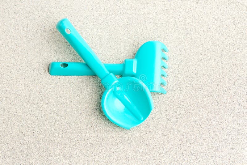 Kids spade sand toys stock photo. Image of game, yellow - 33544810
