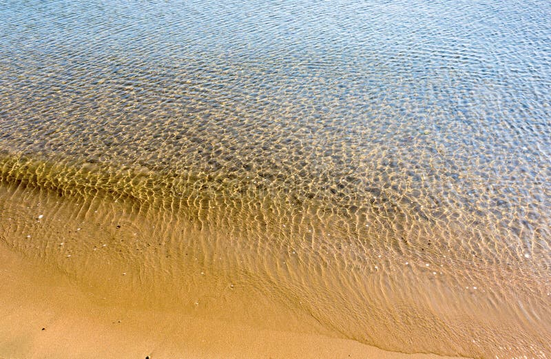 Sea Sand and Sea Patterns in Sunshine Stock Image - Image of ocean ...