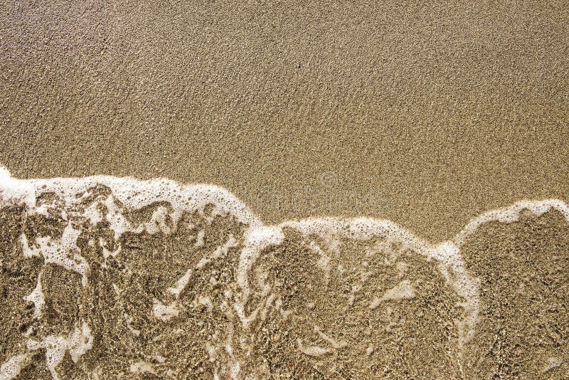 Sea Sand and Rocks with Wave Stock Photo - Image of travel, tide: 61610482