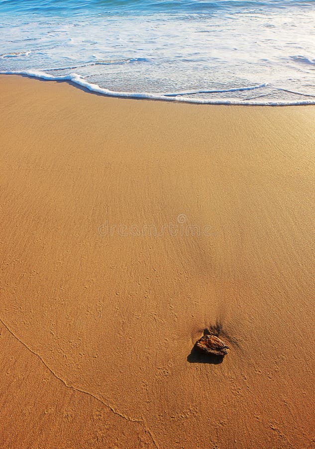 Sea Sand and Surf with Pebble Stock Image - Image of wave, nature: 20304565