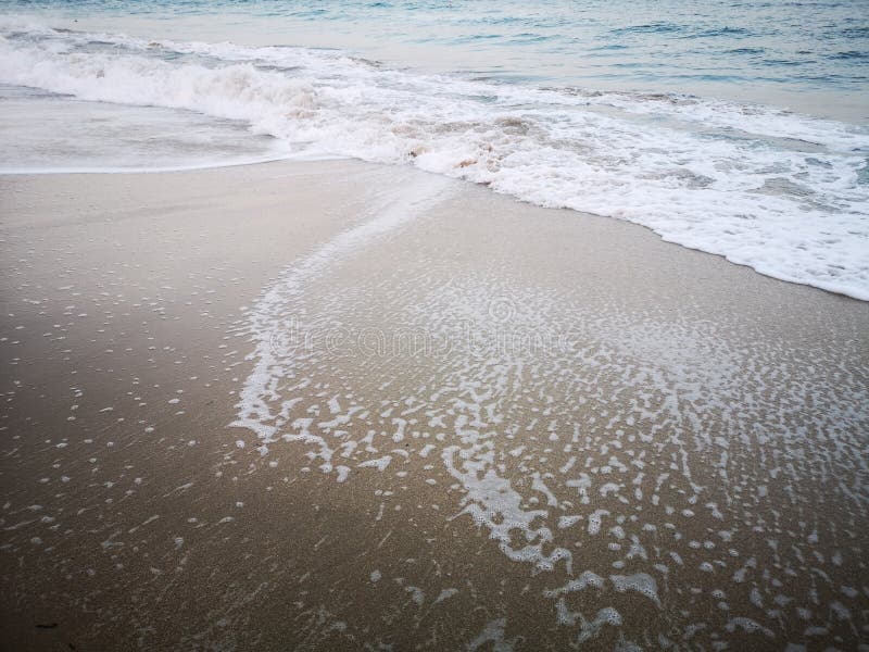 Sea and Sand Textures Background Stock Image - Image of ocean, foam ...