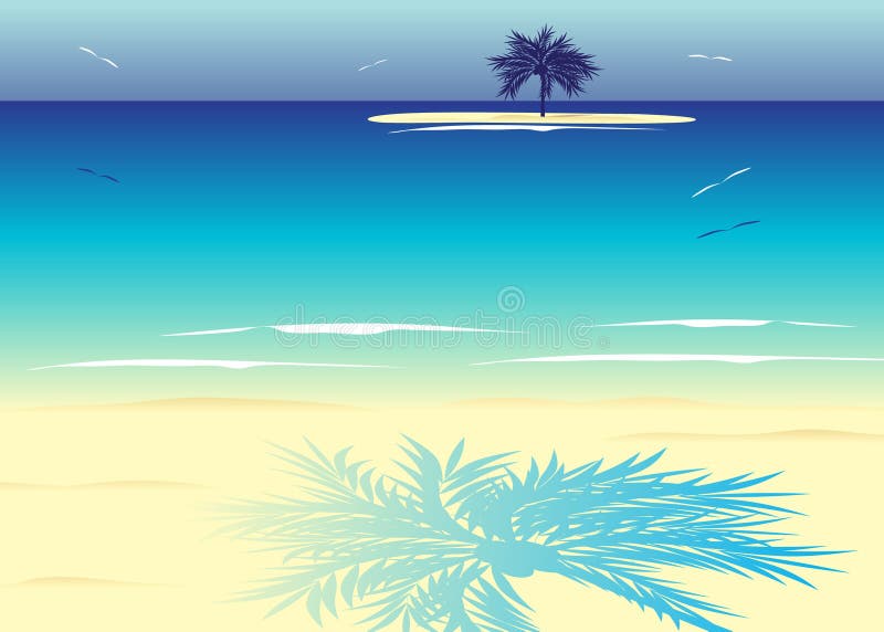 Sea. stock vector. Illustration of coast, climate, nature - 39816621