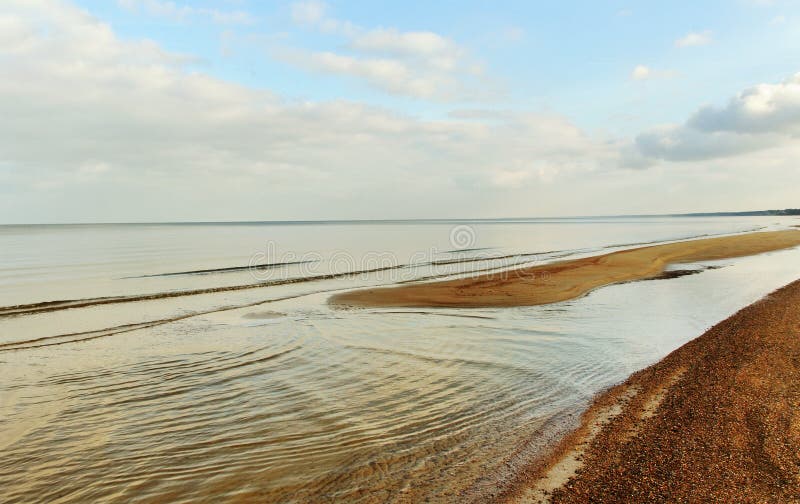 Sea with shallow. stock photo. Image of coast, beach - 26288320