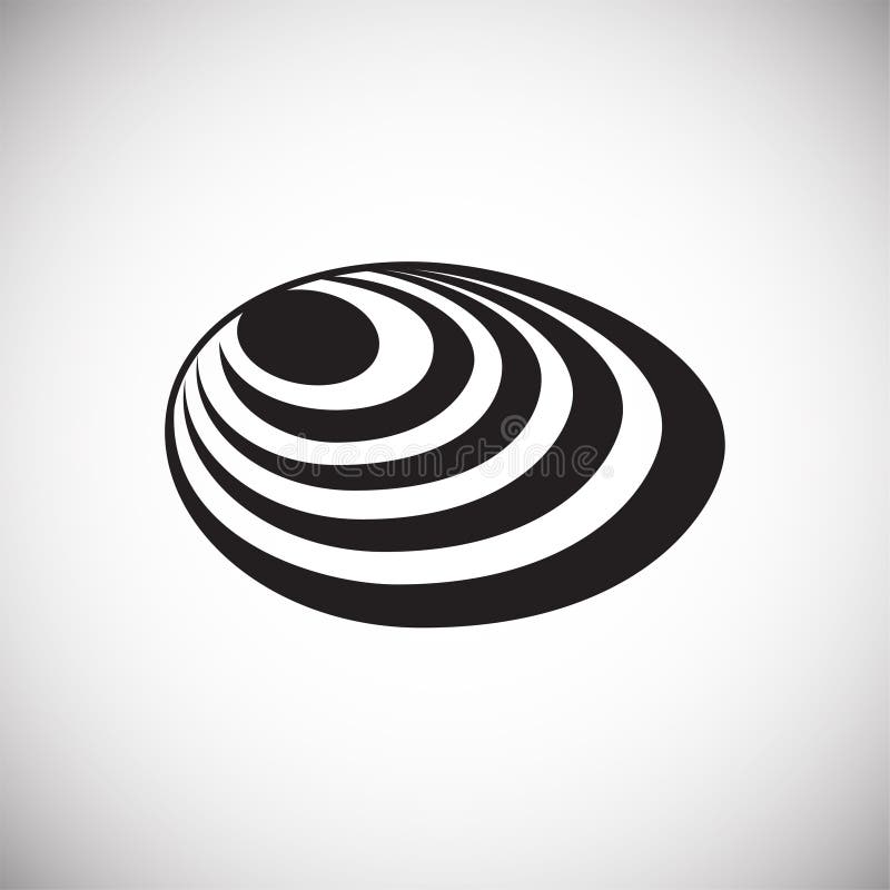 Sea Shell Icon on White Background for Graphic and Web Design. Simple ...