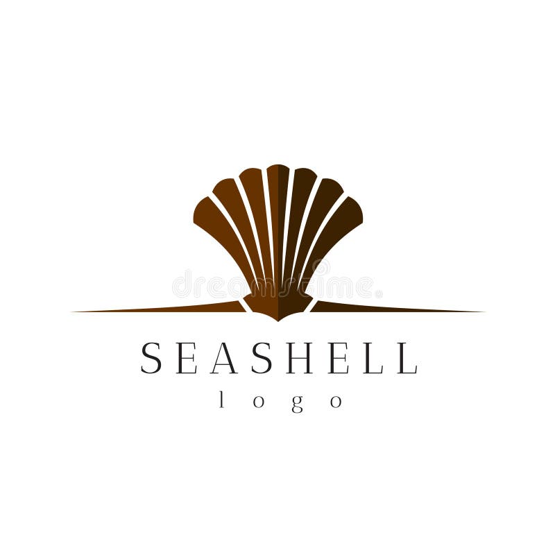 Sea shell logo stock vector. Illustration of luxury - 103453319