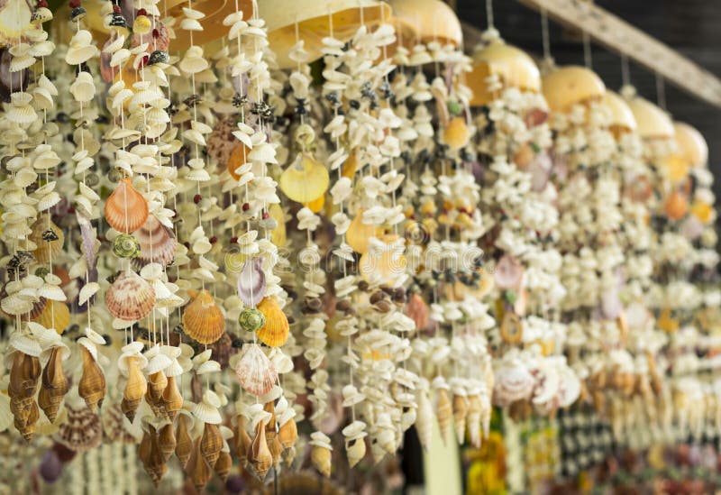 Sea Shell Mobile stock image. Image of handmade, finish - 51536411