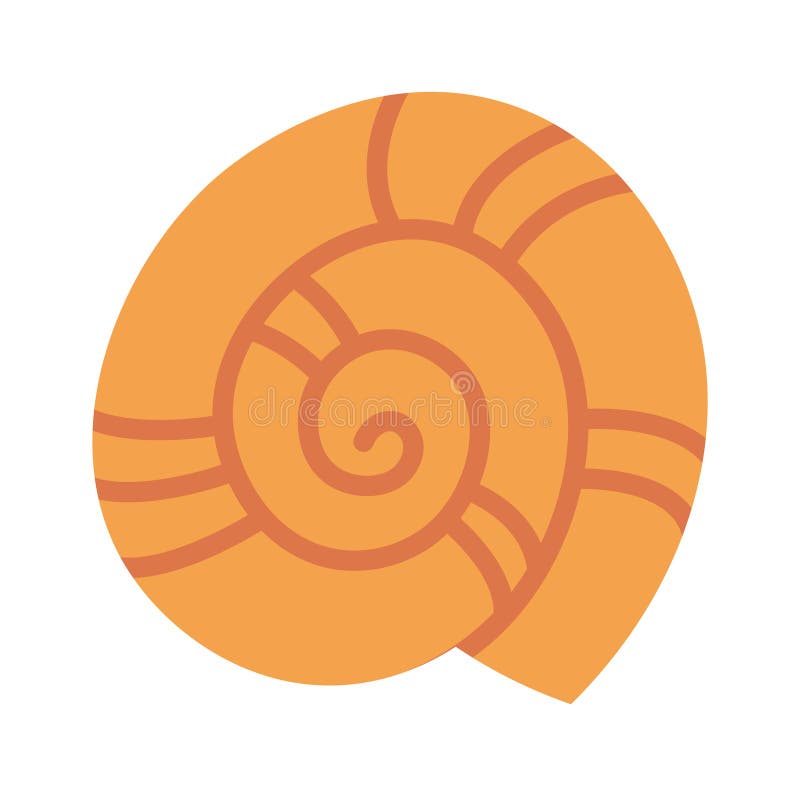 Sea Shell Mollusk stock vector. Illustration of beach - 274724877