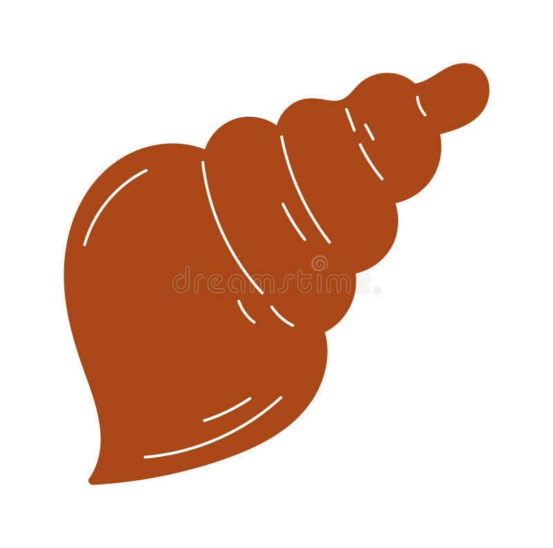 Sea Shell Mollusk stock vector. Illustration of seashell - 277933538