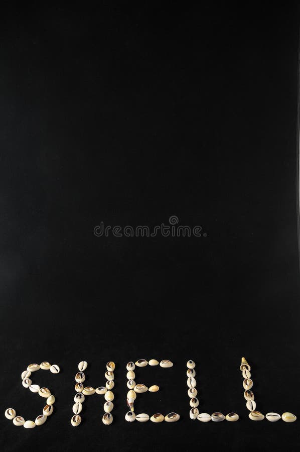 Word Sea Shell Written on Beach Sand Stock Image - Image of tourism ...