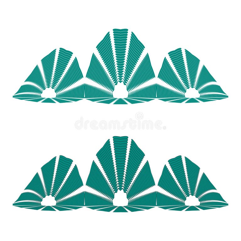 Sea Shells Pattern. Teal Color Elements. Marine Life Vector. Repeating ...