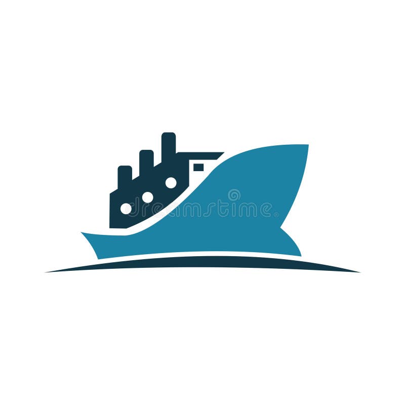 Sea Ship Cargo Vector Illustration : Stock Vector - Illustration of ...