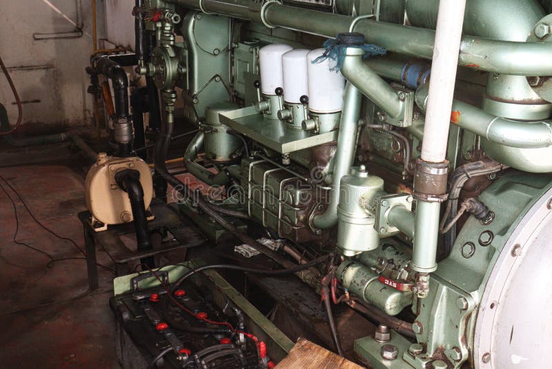 Sea ship engine on river stock photo. Image of vessel - 263351326