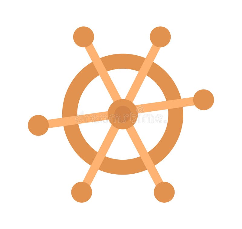 Sea Ship Helm stock vector. Illustration of navigation - 275429936