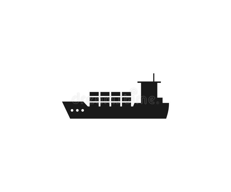 Sea, Ship, Shipping Icon. Vector Illustration, Flat Design Stock ...