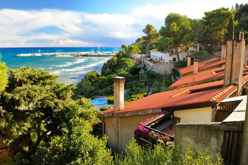 On the sea shore stock photo. Image of nautical, thyrrenian - 24919572
