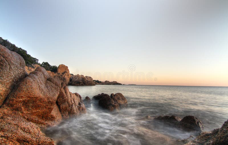 Sea shore with rocks stock photo. Image of stone, porto - 21643276