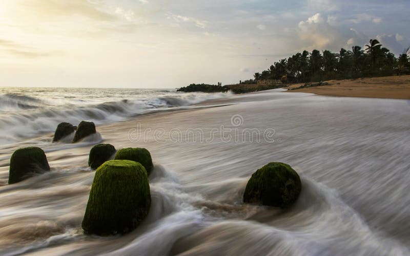 Sea Shore, Ullala Beach, Mangalore, Karnataka, India Stock Photo ...