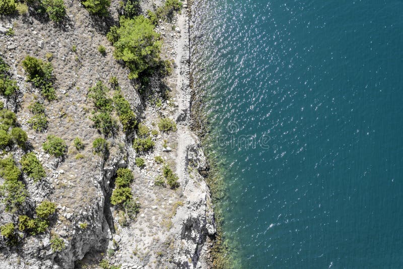 Sea shore. View from above stock image. Image of clean - 97052041