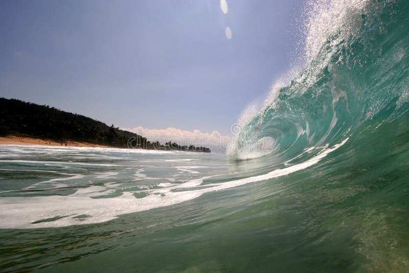 Sea shore waves stock image. Image of maui, pacific, beach - 4555059