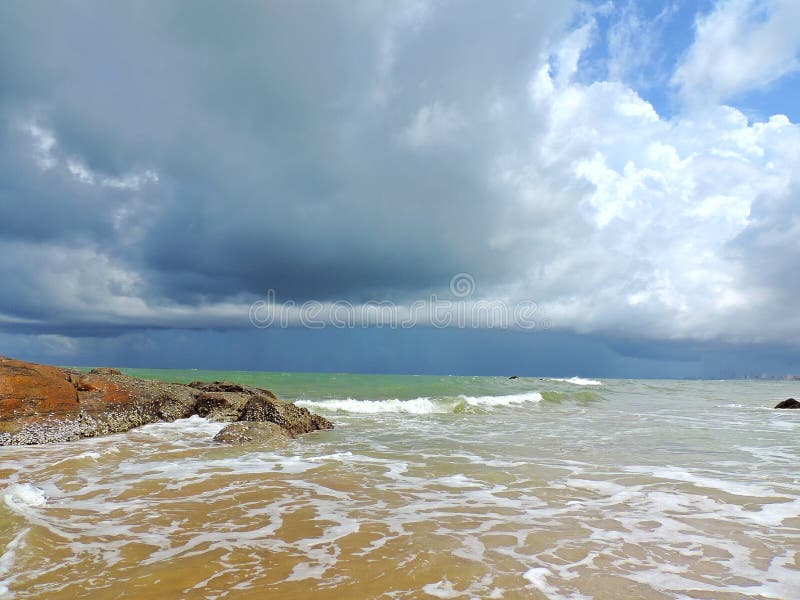 Sea side landscape stock image. Image of lavinia, dark - 57312007