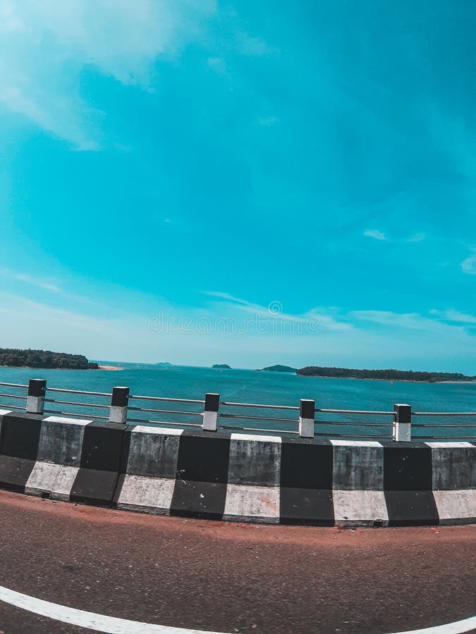 Sea side roads stock photo. Image of beach, side, wave - 187648890