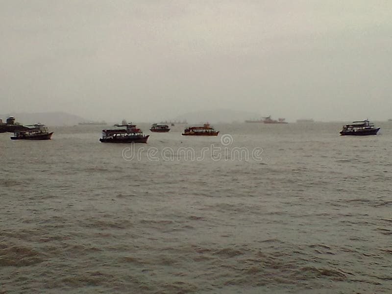 Sea side view in clear sky stock image. Image of view - 123209127