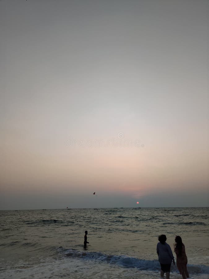 Sea side view goa stock photo. Image of view, people - 176395676