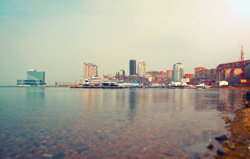 Sea sight stock photo. Image of boat, lifestyle, building - 26369092