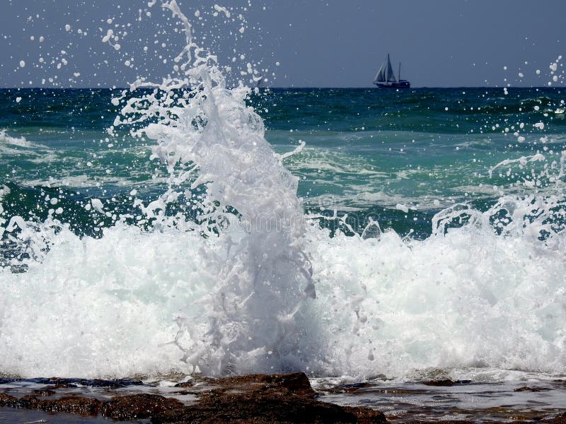 Sea sight stock photo. Image of beach, sight, mediterranian - 51605396