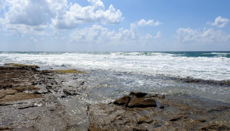 Sea sight in summer stock photo. Image of seasight, water - 131232850