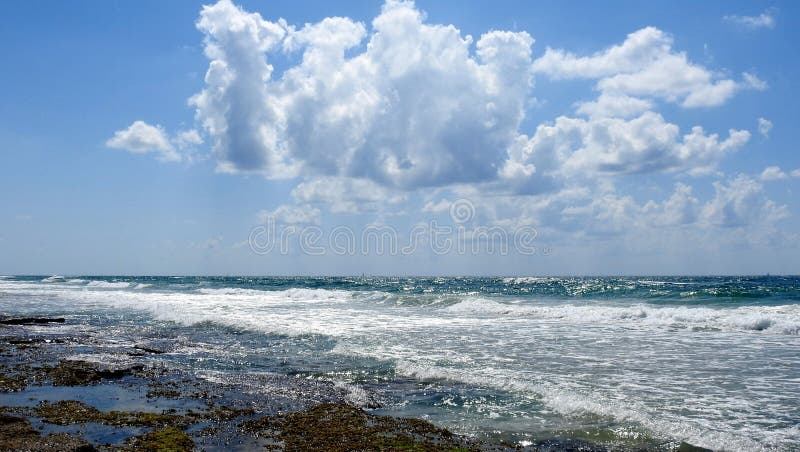 Sea sight in summer stock image. Image of sight, wave - 131233011