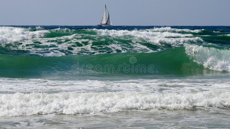 Sea sight in summer stock photo. Image of beautiful - 131233562