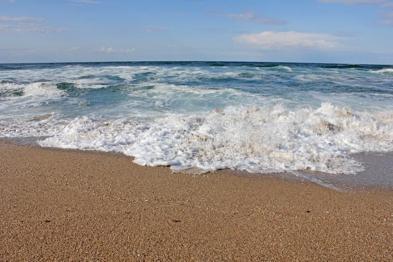 The Sea in Sinemorets, Bulgaria Stock Photo - Image of beach, wave ...