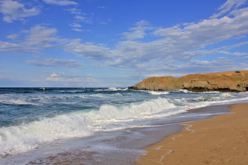 The Sea in Sinemorets, Bulgaria Stock Photo - Image of relax, landscape ...