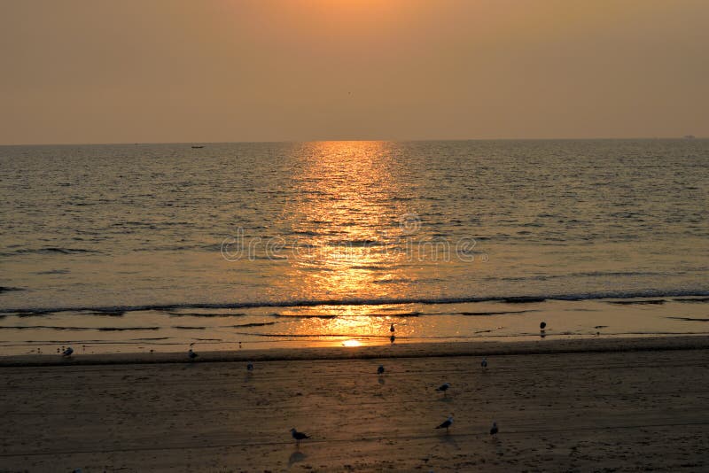Sea Site at Karachi Pakistan Stock Photo - Image of afterglow, pakistan ...