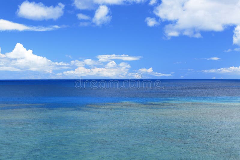 Blue Ocean Horizon stock photo. Image of horizon, ocean - 145578858