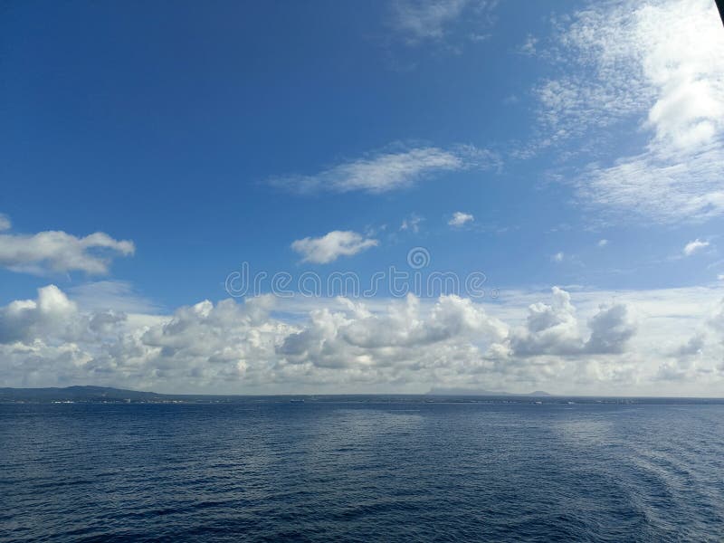 Sea and Sky Aug 14 2023 Batangas View Stock Image - Image of view, 2023 ...