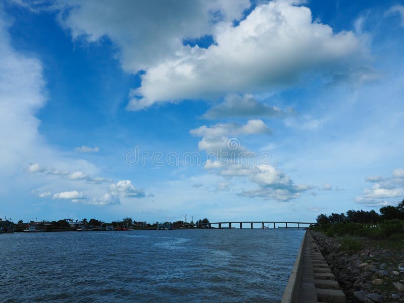 Sea sky and cloud stock photo. Image of morning, dawn - 185661434