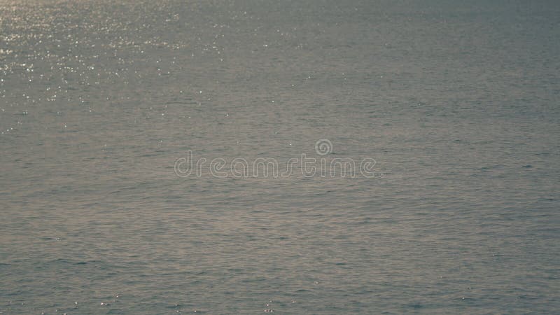 Sea and Small Ripples. Disturbed Blue Ocean Water Surface Stock Footage ...